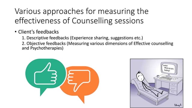 Measuring the effectiveness of Counselling | PPTX