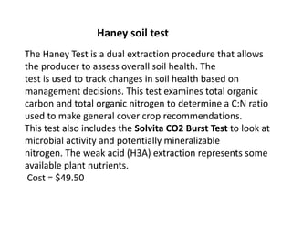 Measuring the effect soil conservation sundermeier | PDF