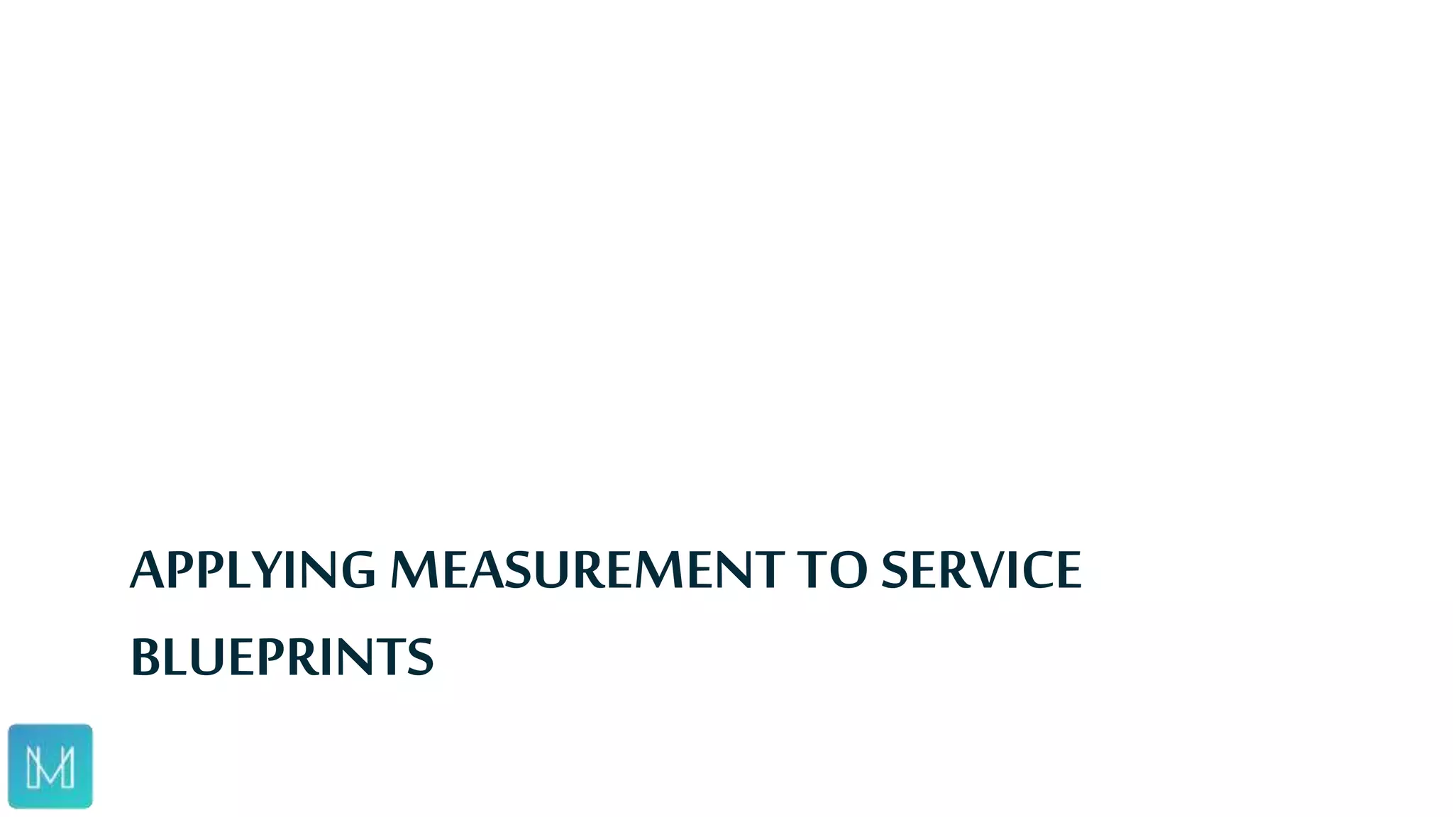 Measuring the experience meaningful measurement for service blueprints ...