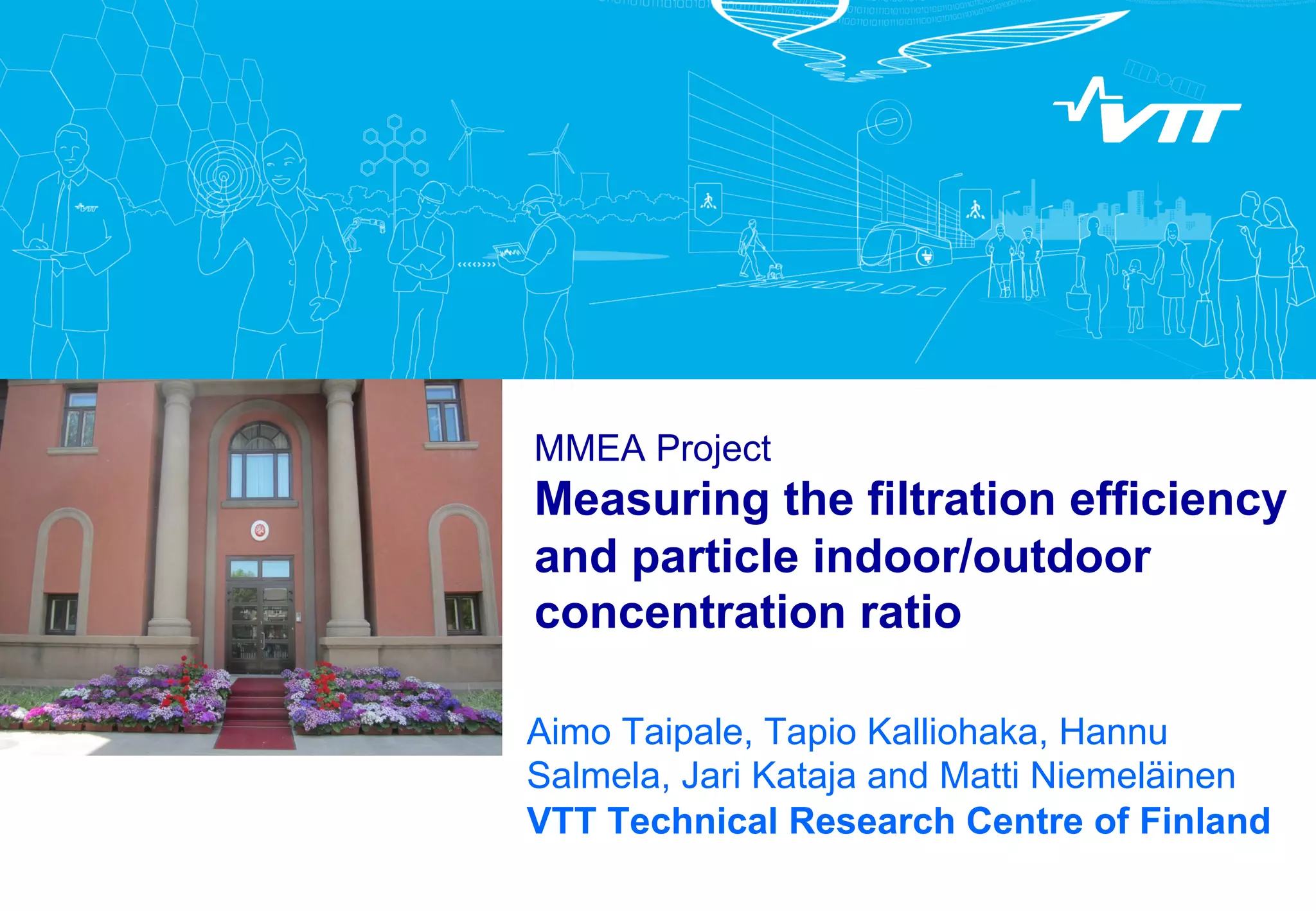 Measuring the filtration efficiency and particle indoor outdoor ...