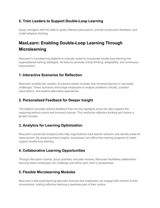 Measuring the Impact of Double-Loop Learning on Organizational ...