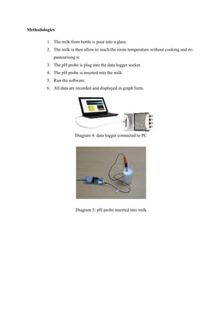 Measuring the ph of milk | DOCX