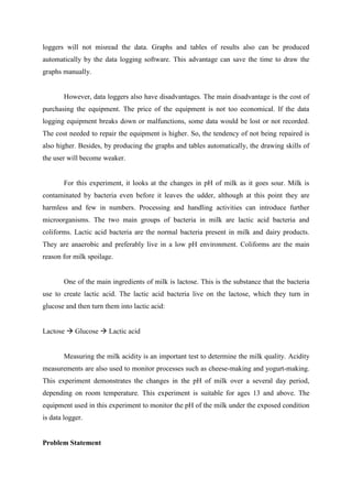 Measuring the ph of milk | PDF