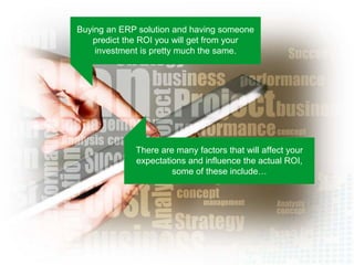 Measuring the ROI/Value of your ERP | PPT