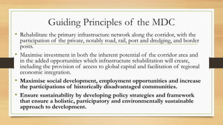 Measuring the social dimension of development corridors | PPT