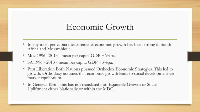 Measuring the social dimension of development corridors | PPT