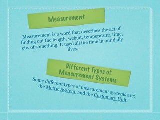 Measurement | KEY