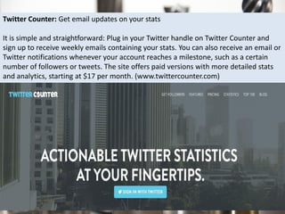 Social Media Monitoring tools | PPT