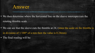 Measuring Tools for physics and the uses | PPT