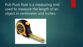 Tool Pull Push Rule