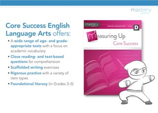 Measuring Up Core Success | PPT