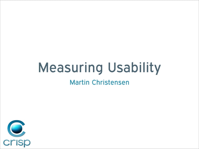 Measuring usability | PPT