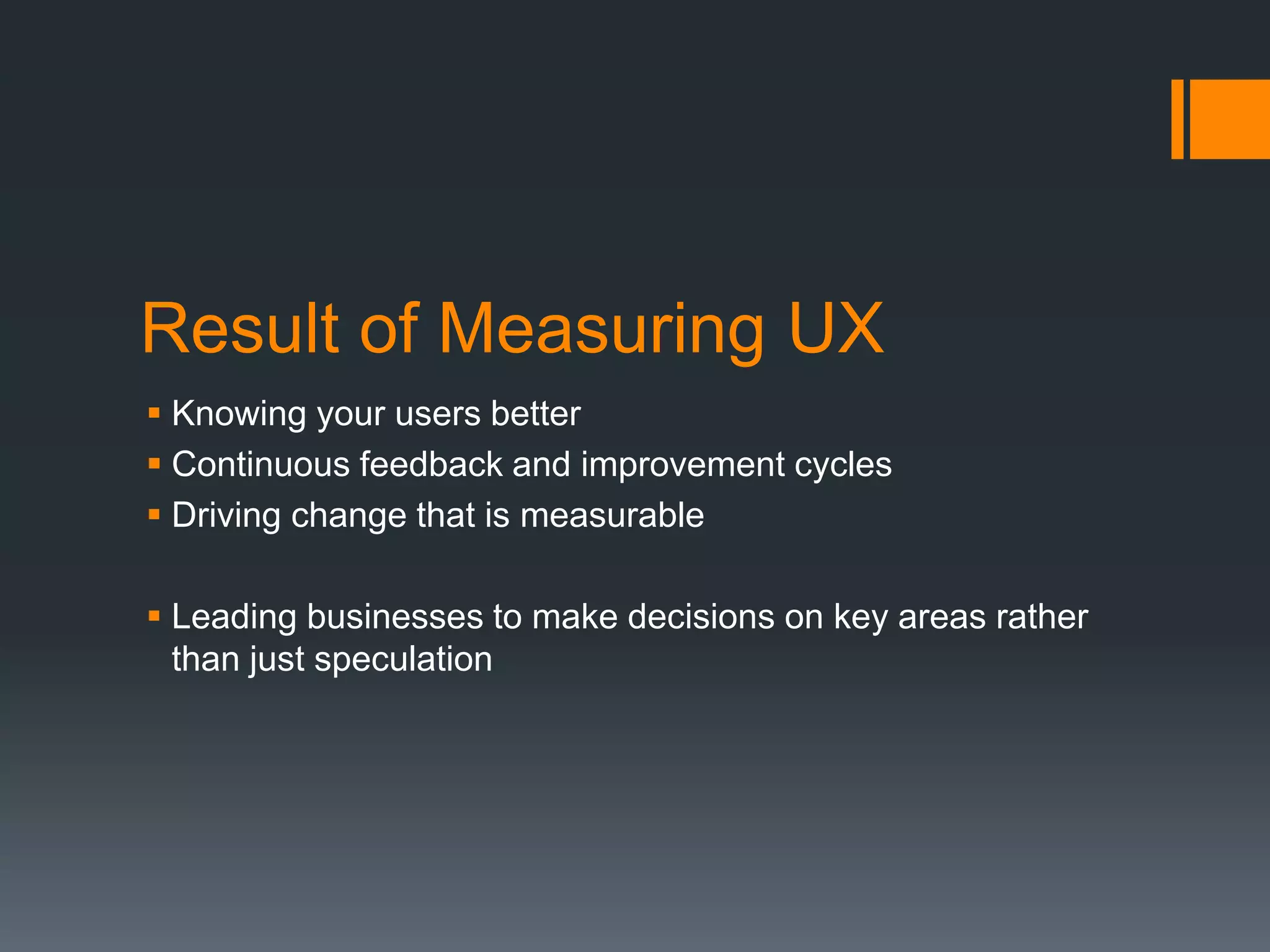 Measuring UX | PPT