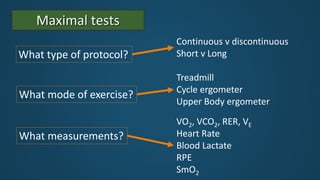 Cardiopulmonary Exercise Testing - VO2 measurement | PPT