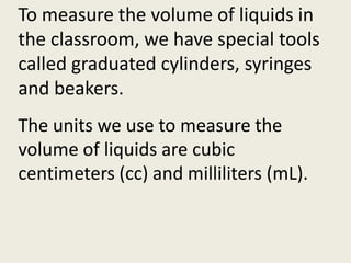 MEASURING VOLUME (teach) | PPTX