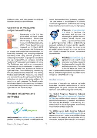 Measuring well being and progress brochure | PDF