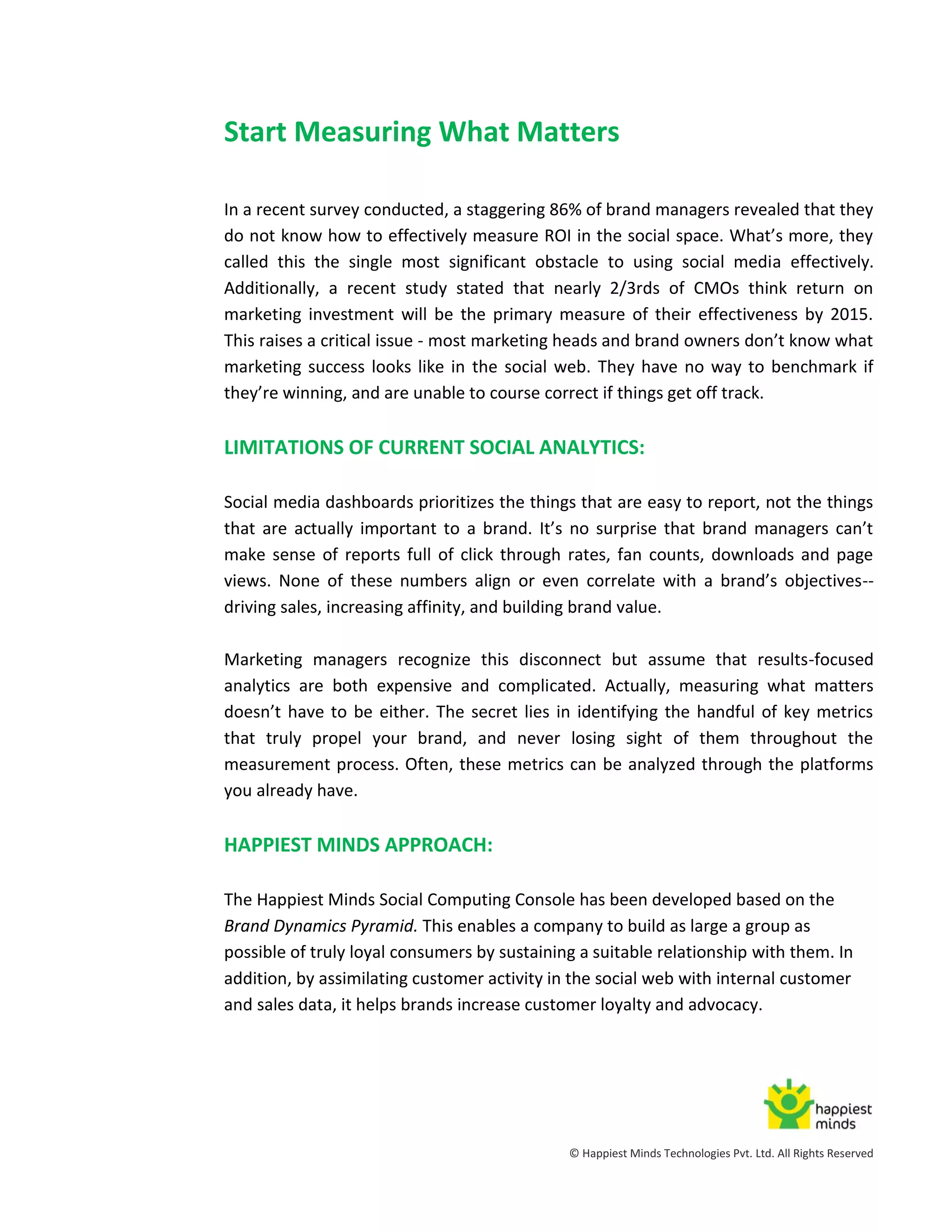 Measuring what matters | PDF