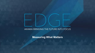 Measuring what matters | PPT