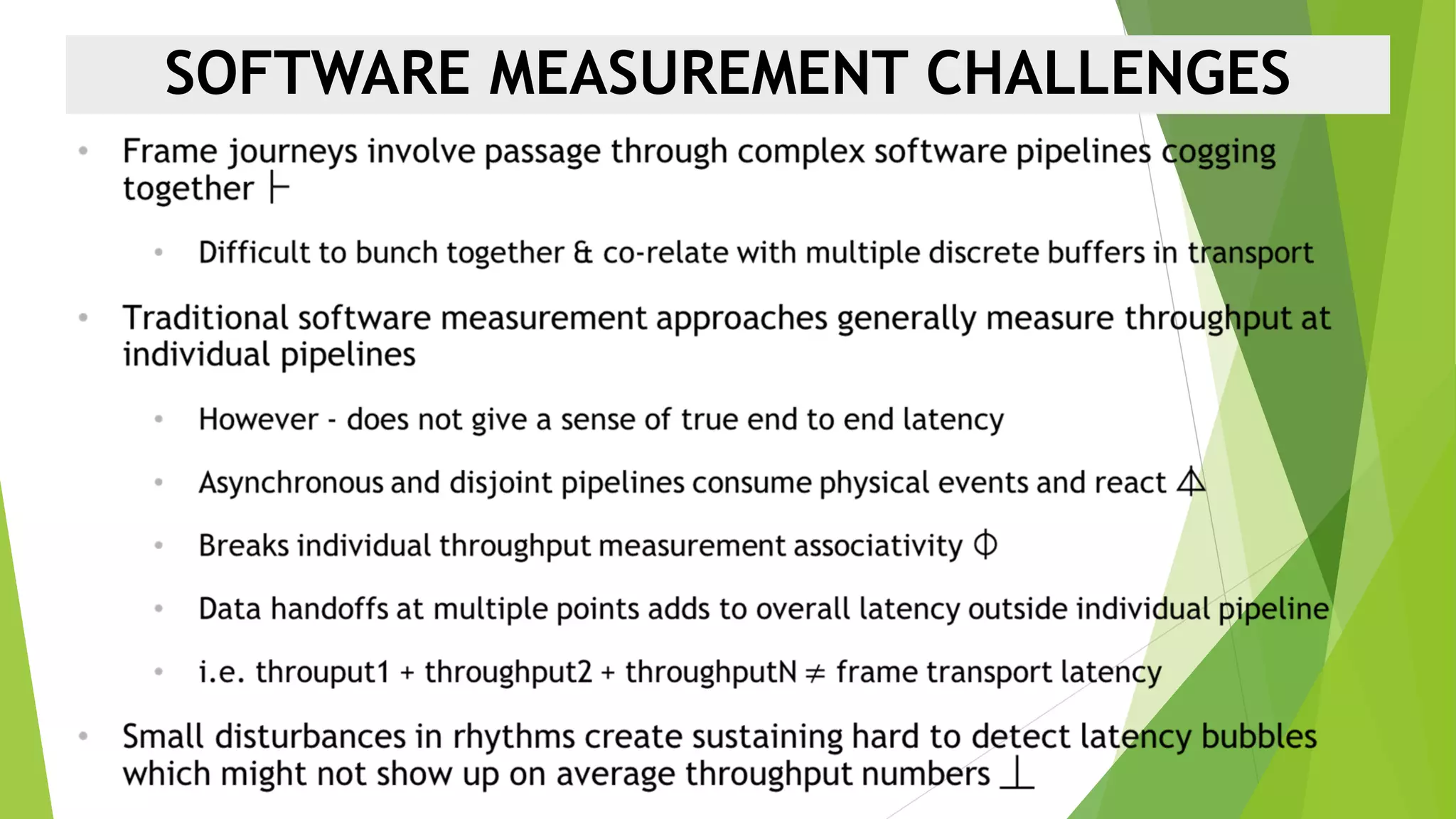 Measuring X To Photon Latency In Software Ppt