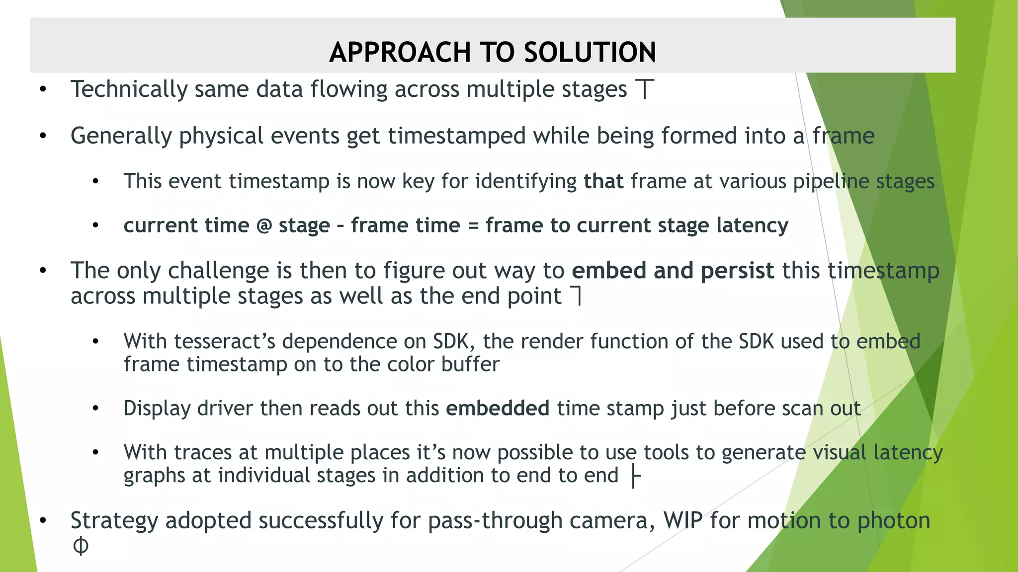 Measuring X To Photon Latency In Software Ppt