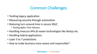 Playbook Round Table - Measuring your security program against 2018's application attacks | PDF ...