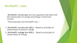Kirchhoff's Laws | PPT