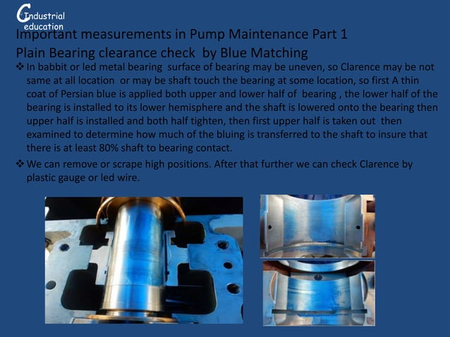 Measurment in pump maintenance part 1 | PPTX