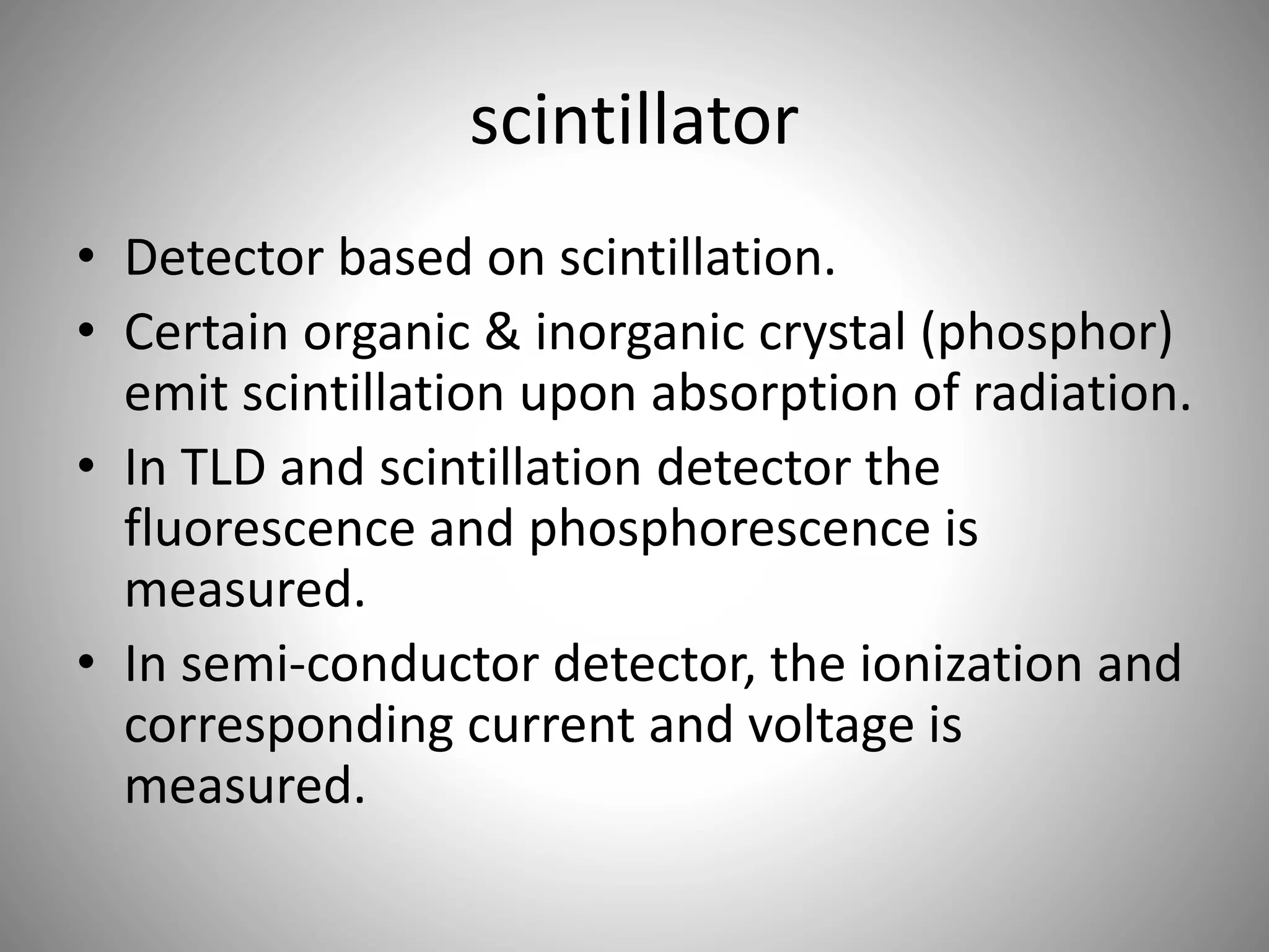 Measurment of electromagnetic radiation | PPTX