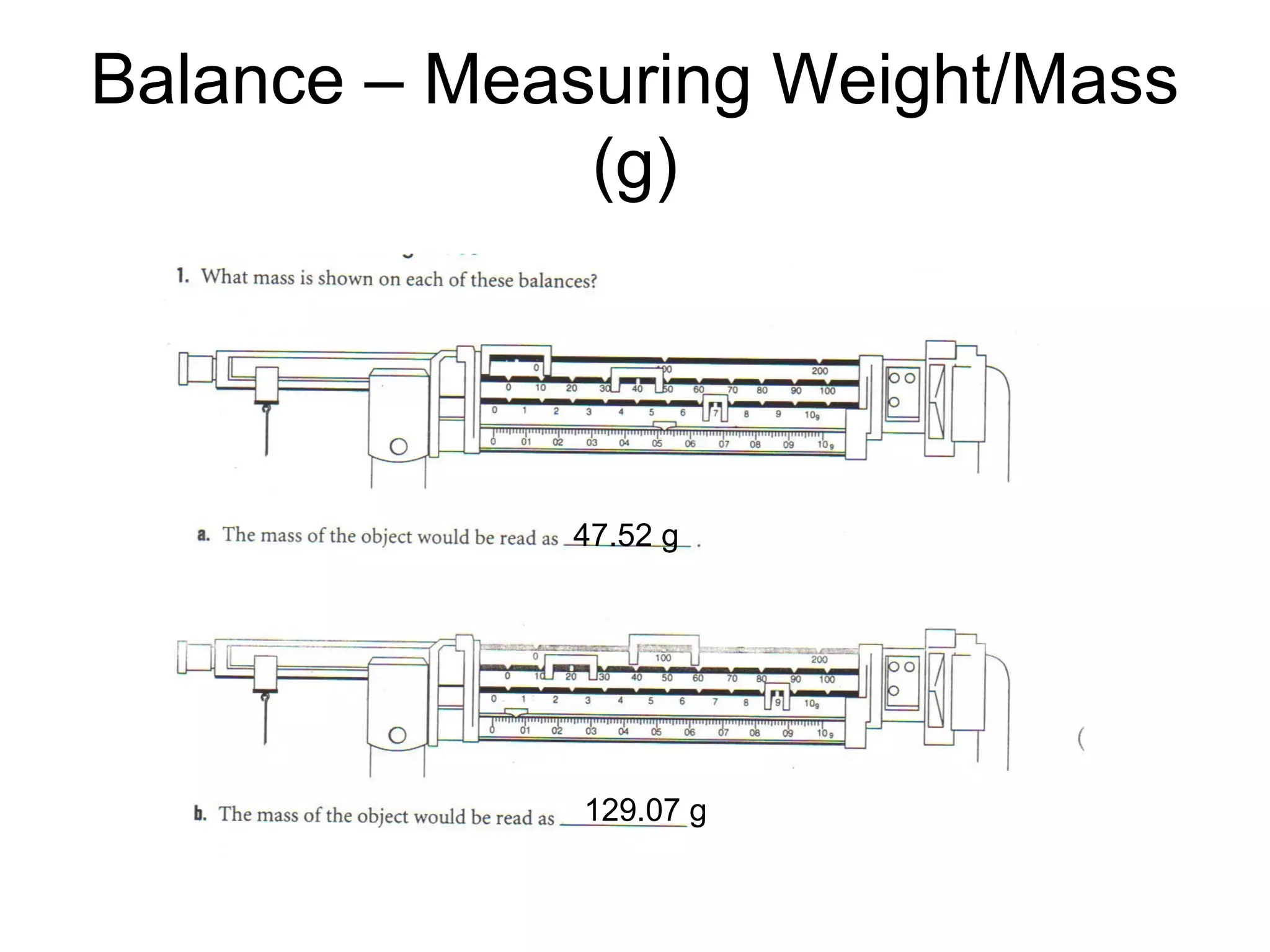 Measurement and conversion practice with answers | PPT