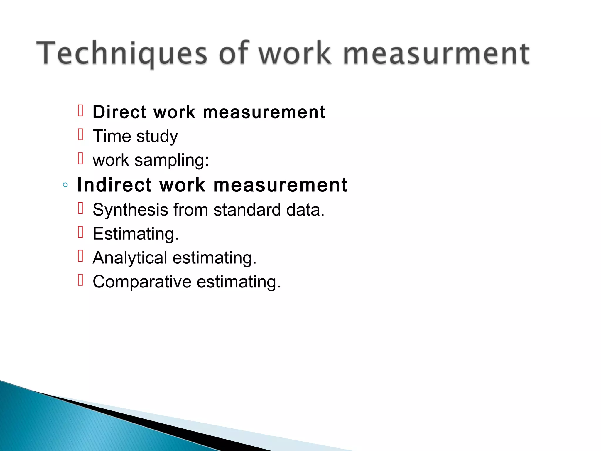 Measurment techniques | PPT