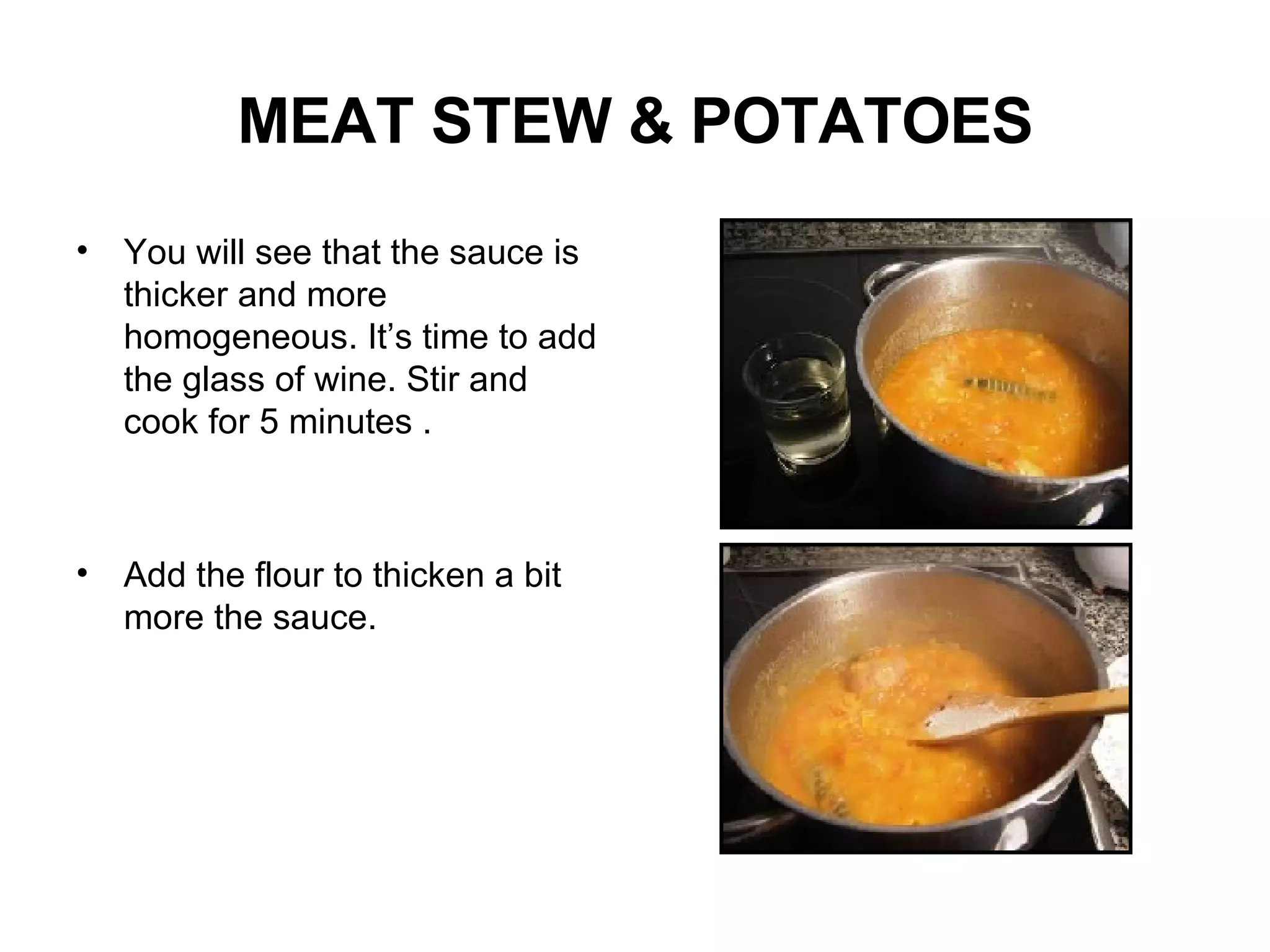Meat Stew & Potatoes | PPT