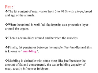 Meat skeletal muscles with natturally attached tissues | PPTX