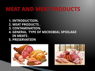 meat and meat produts, contamination,preservatives | PPT