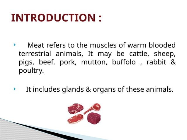 meat and meat produts, contamination,preservatives | PPT