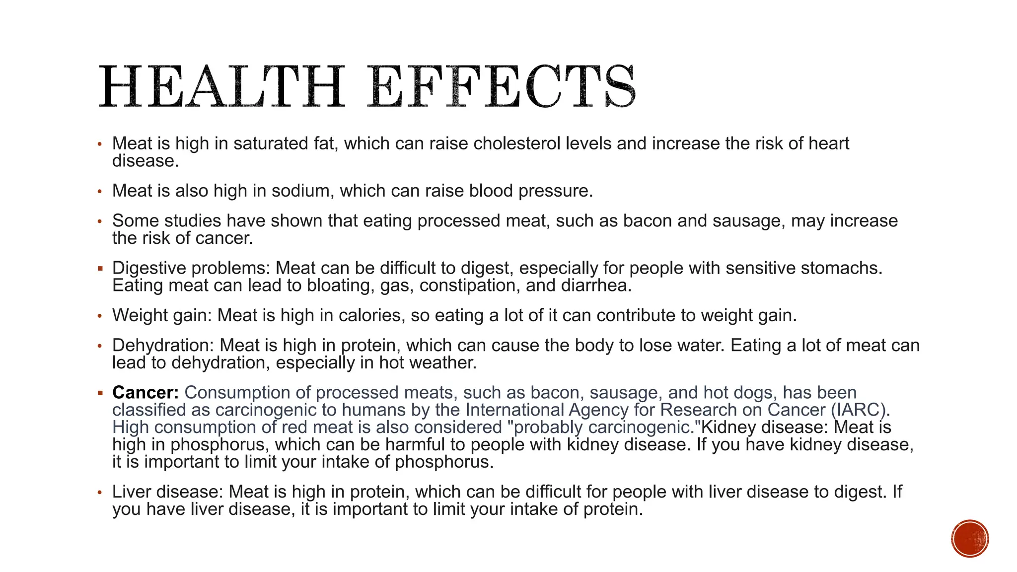 MEAT eating negative effects on human.pptx