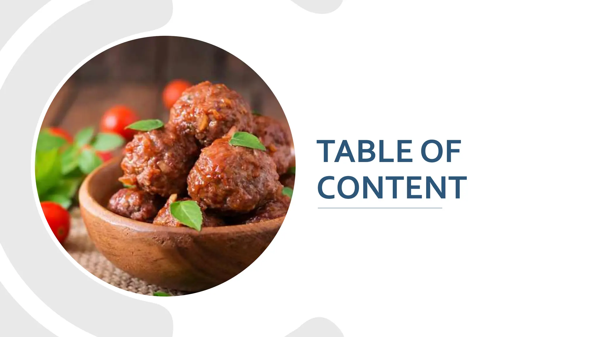 Detailed Project Report on Setting up a Meatballs Manufacturing Plant | PPT