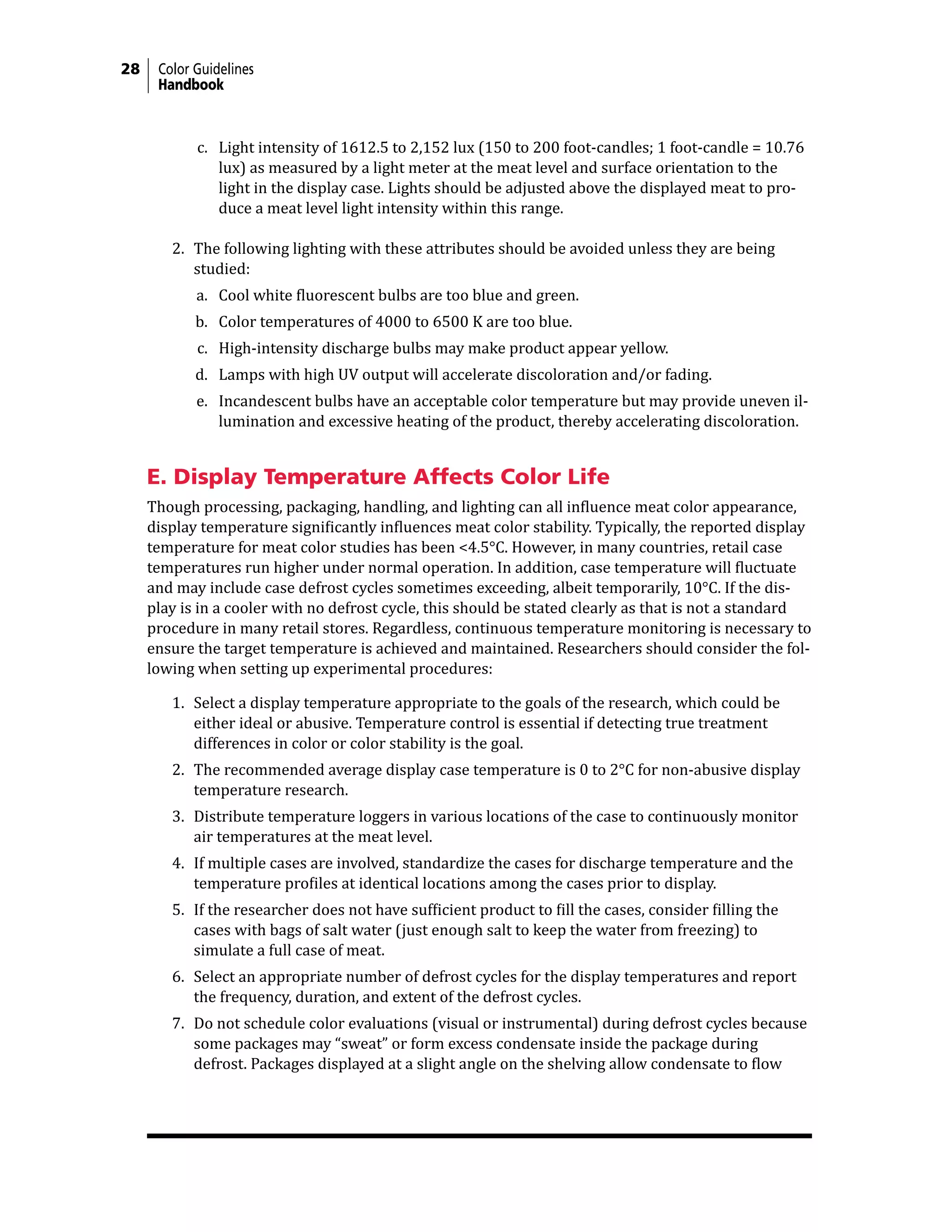Meat Color Measurment Guidelines | PDF