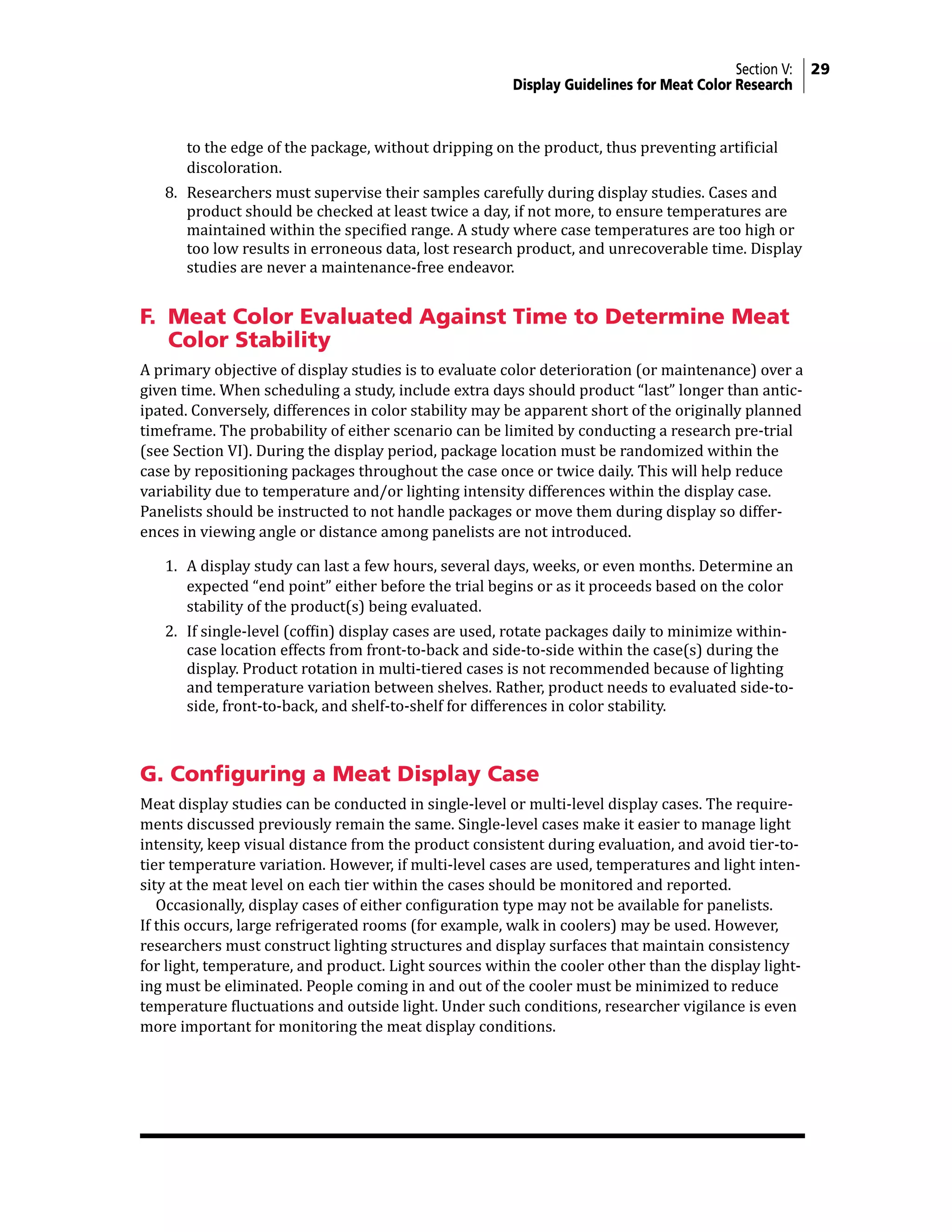 Meat Color Measurment Guidelines | PDF