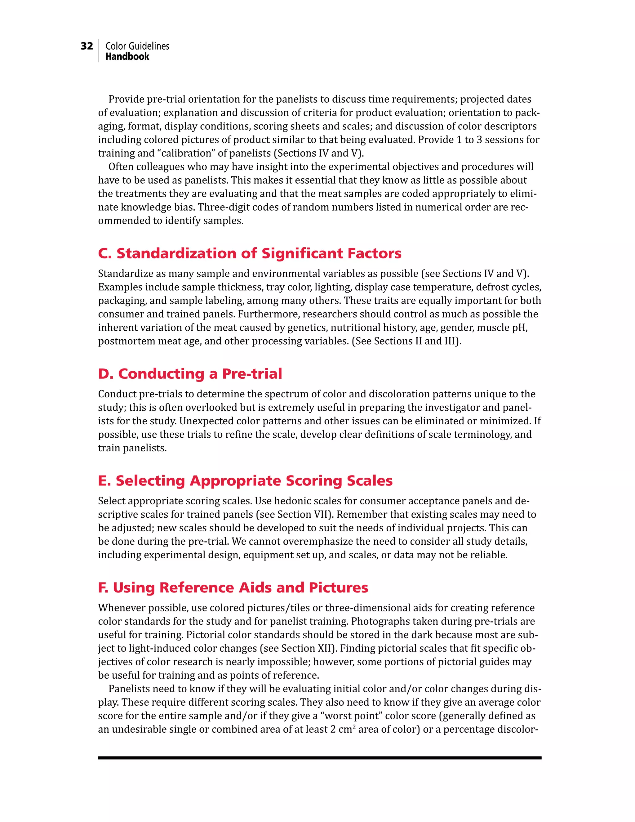 Meat Color Measurment Guidelines | PDF