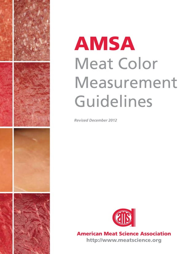 Meat Color Measurment Guidelines | PDF