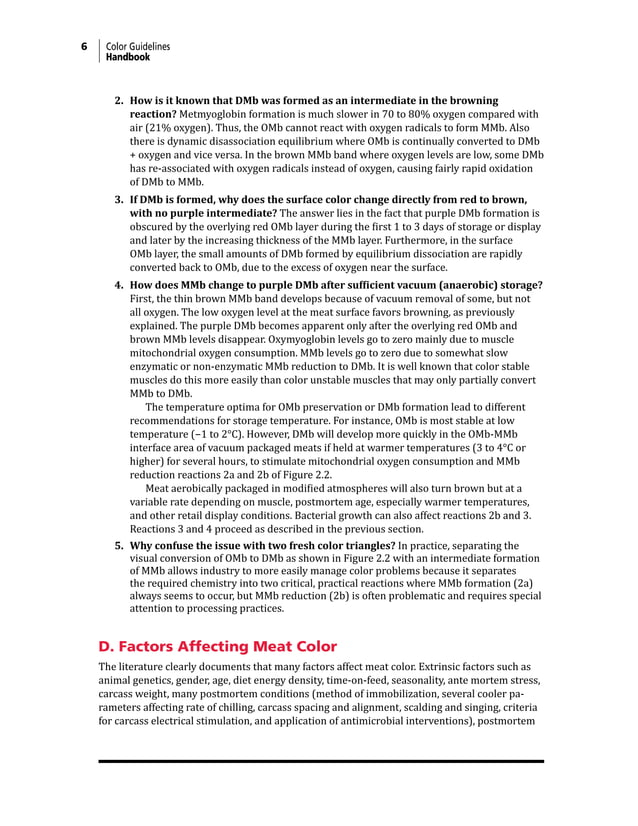 Meat Color Measurment Guidelines | PDF