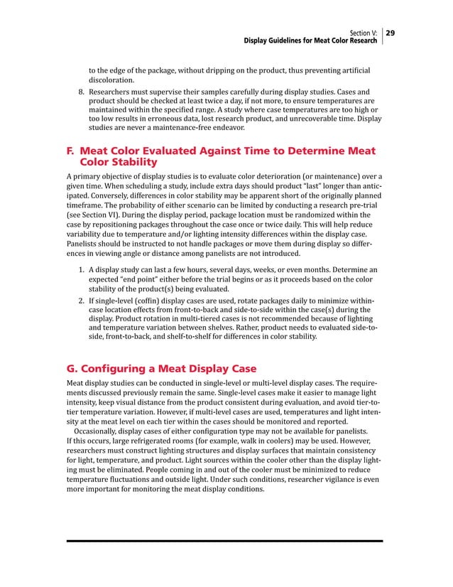 Meat Color Measurment Guidelines | PDF