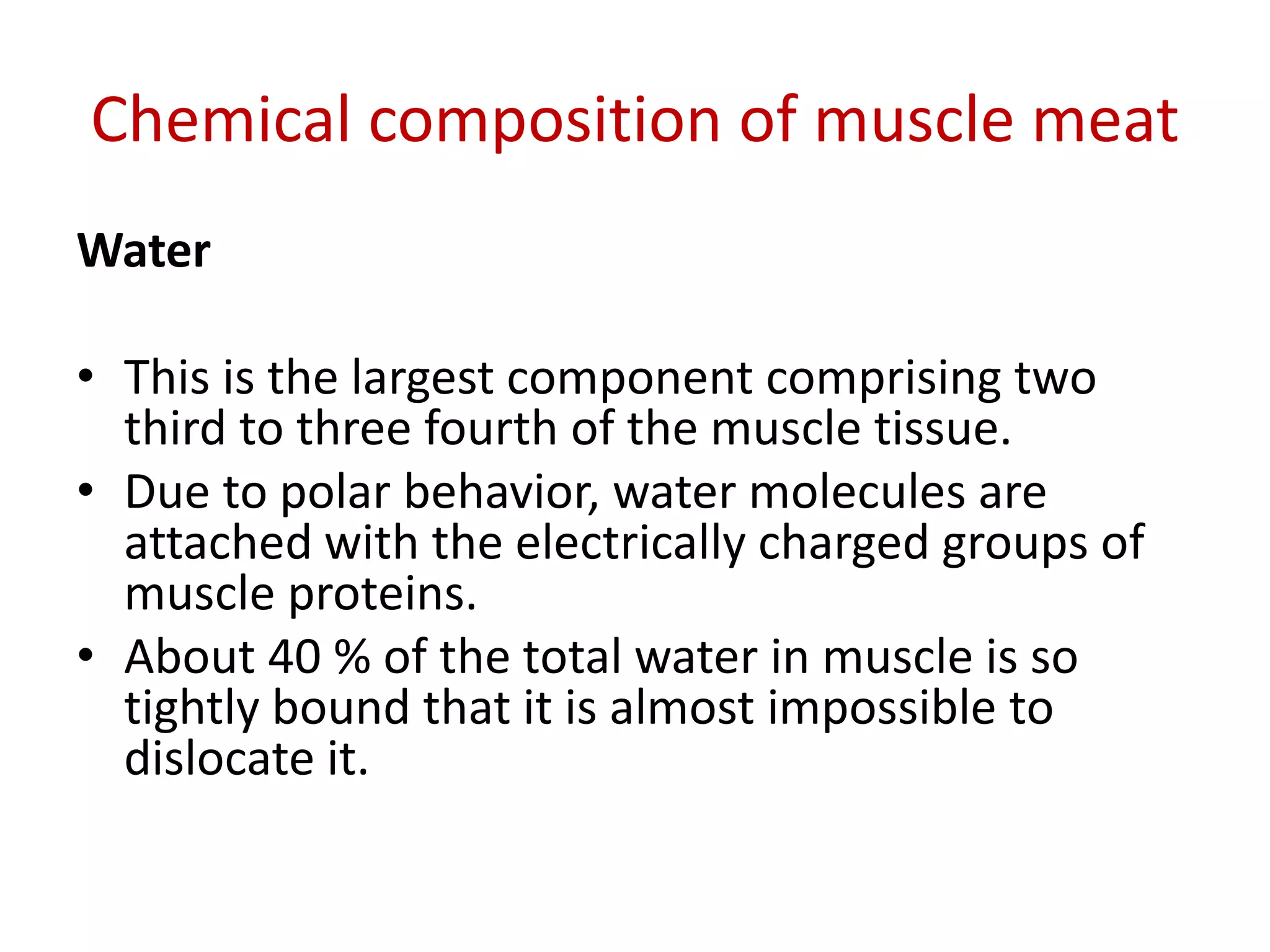 Meat composition | PPTX | Pet Supplies | Pets