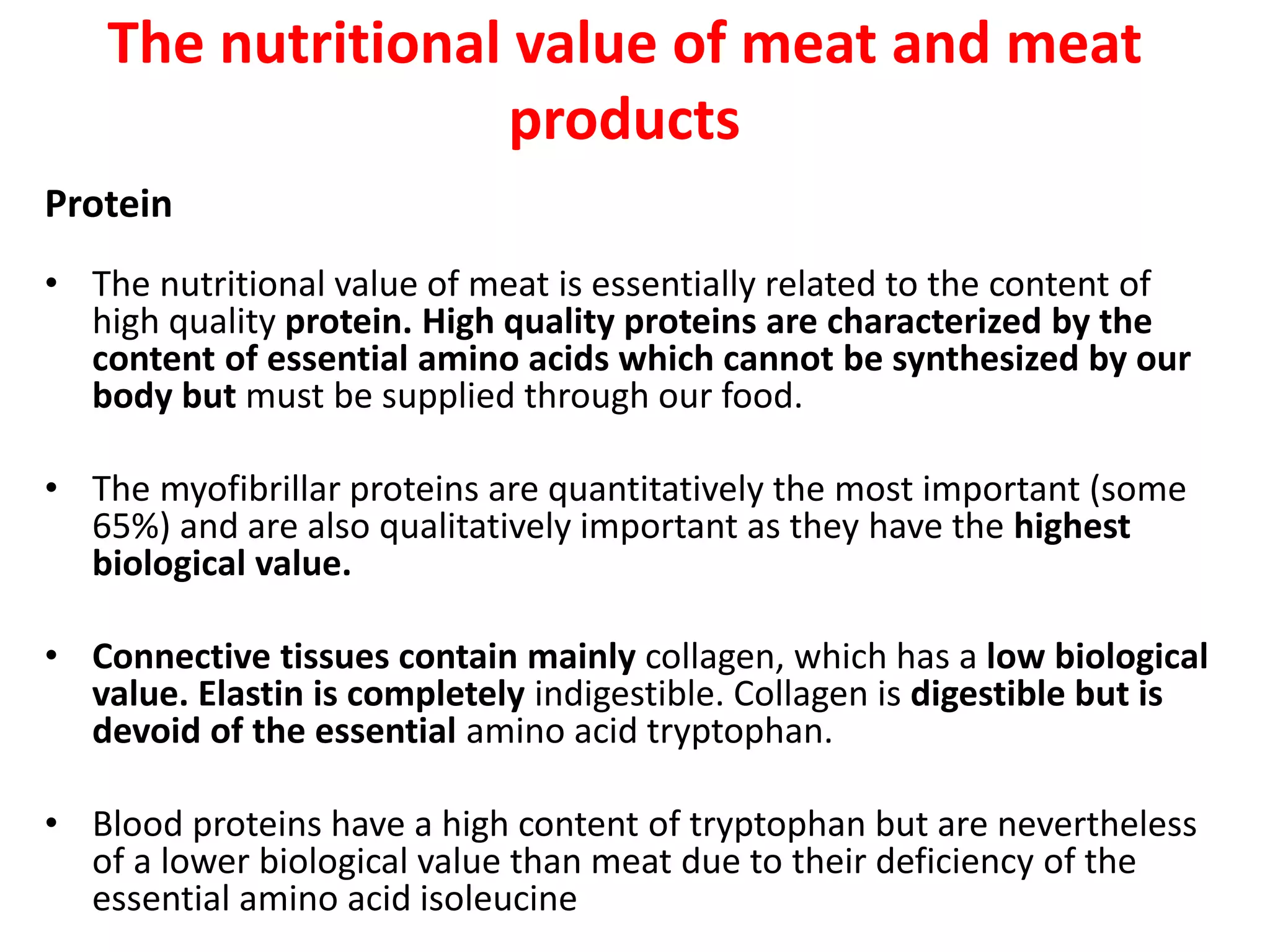 Meat composition | PPTX
