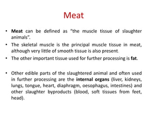 Meat composition | PPTX