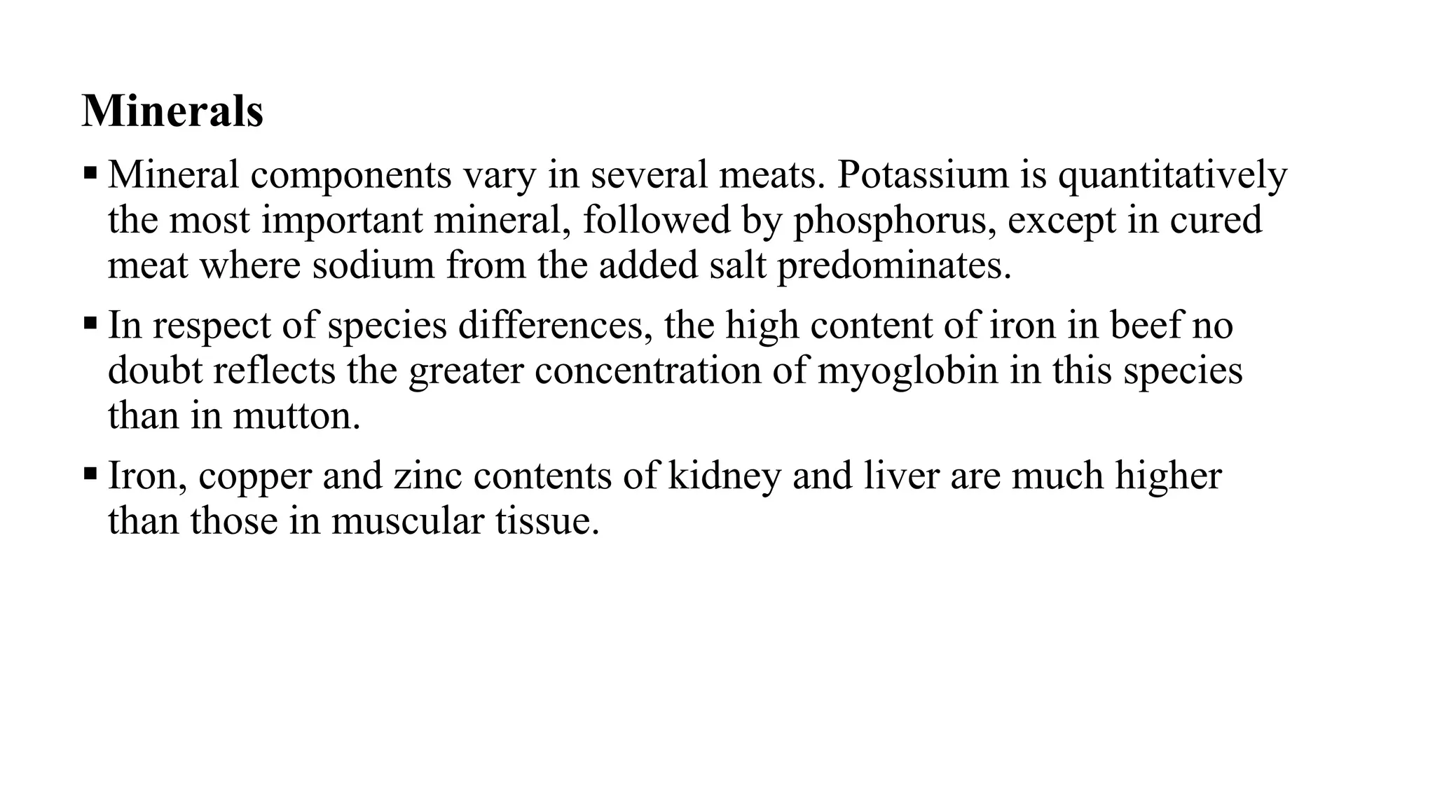 Meat composition and nutrition | PPTX