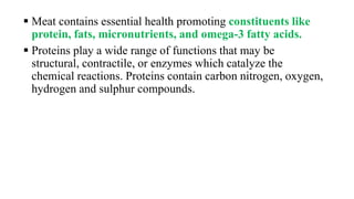 Meat composition and nutrition | PPTX