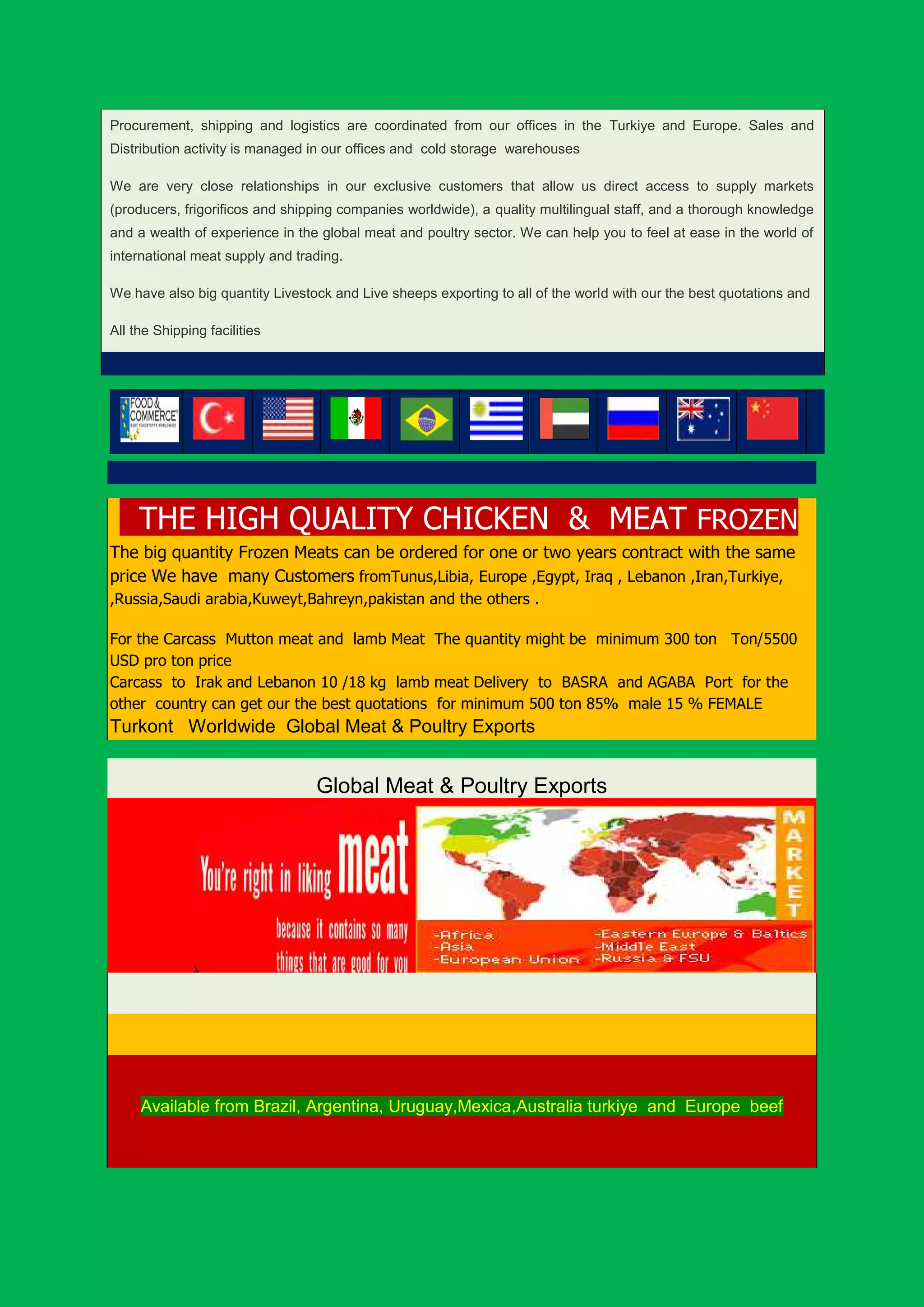 Meat exporting the prıce list | PDF