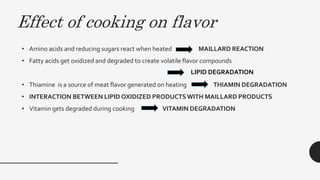 Meat flavour | PPTX