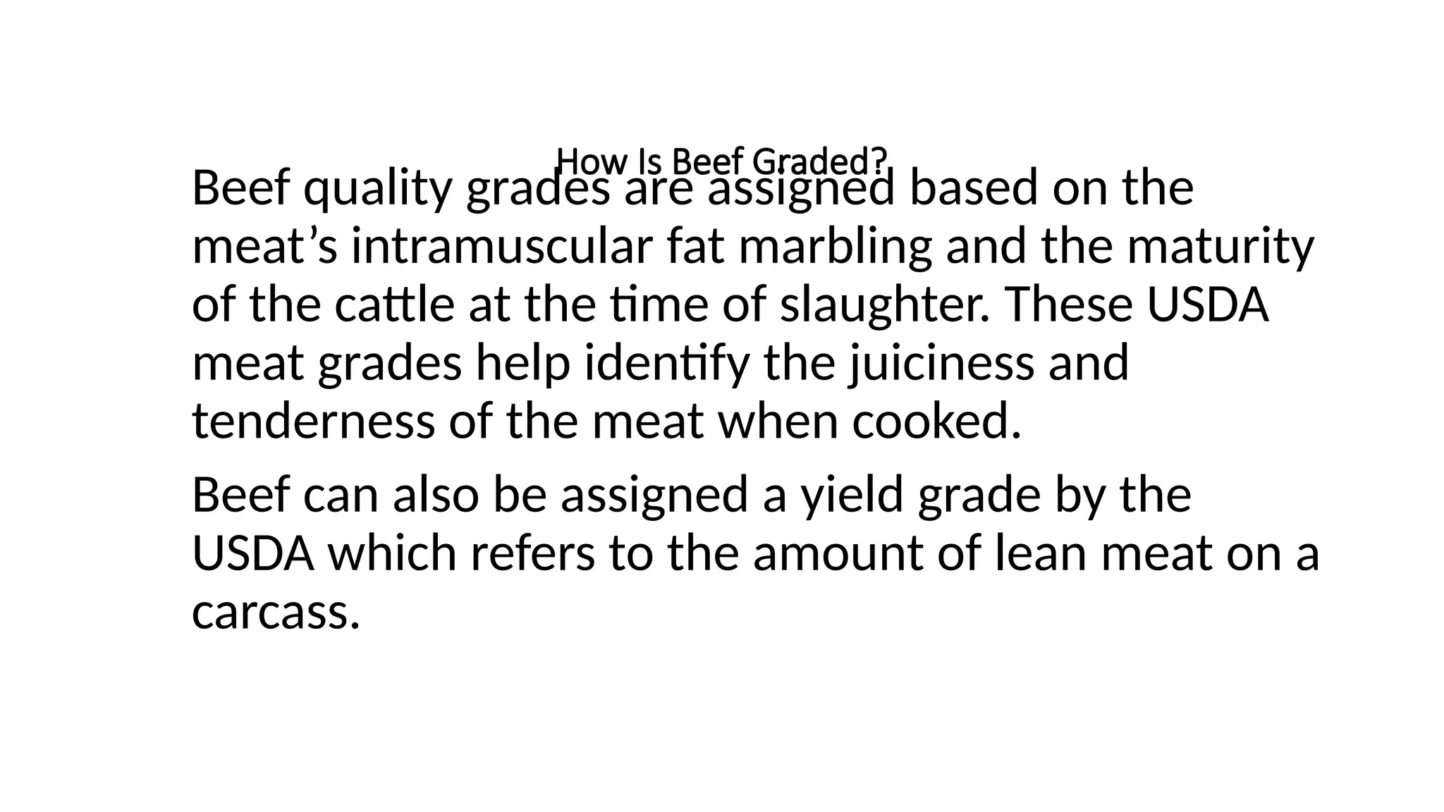 Meat Grading.pptx different types of meat | PPTX